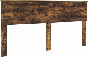Rám postele Kouřový dub 180 x 200 cm Masivní borové dřevo 3410568