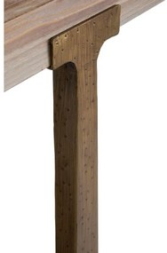 Designový jídelní stůl Nalanie 180 cm hnědý