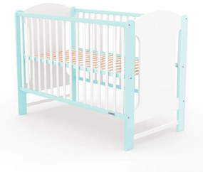 Dětská postýlka New Baby ELSA standard bílo-mátová Barva: zelená