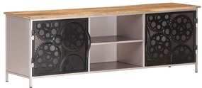 TV stolek 120 x 30 x 40 cm hrubé mangovníkové dřevo 323737