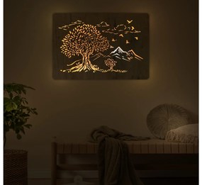Li-Go "Dva duby" světelný obraz 230V 90x62cm provedení povrchu: bílá