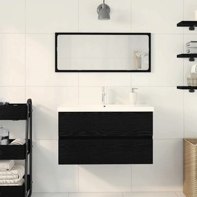Skříňka pod umyvadlo Černý dub 80 x 39 x 62 cm Kompozitní dřevo 3333142