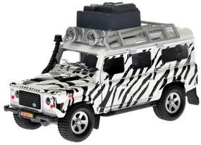 Kids Globe Traffic Land Rover safari se světlem a zvukem, 14cm