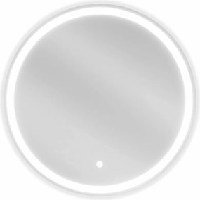 Mexen Gobi, LED kulaté koupelnové zrcadlo s podsvícením 60 cm, 6000K, ochrana proti zamlžování, 9801-060-060-611-00