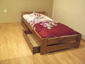 Úložný prostor pod postel v150 x š57 x h19 cm (Barva dřeva: Dub)