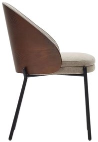 Béžová čalouněná jídelní židle Kave Home Eamy II.