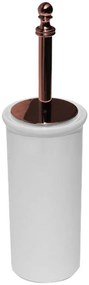 Sapho PERLA WC štětka na postavení, keramika, růžové zlato - PE1207
