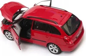 WELLY Auto Škoda Fabia Combi II (2009) červená / Model auta / 1:24 / o