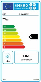 ELÍZ EURO 120X elektrický ležatý ohřívač vody, bojler, 120l