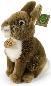 RAPPA Plyšový zajíc hnědý 20 cm / ECO-FRIENDLY / od 0 měsíců