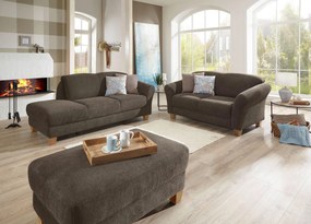 XXXLutz DVOUMÍSTNÁ POHOVKA, textil, tmavě hnědá Sit & More - Pohovky - 000144005350