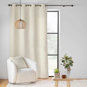 Béžový sametový závěs 140x260 cm Swing – douceur d'intérieur