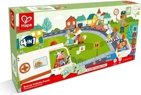 Hape Puzzle - Záchranná vozidla / od 3 let