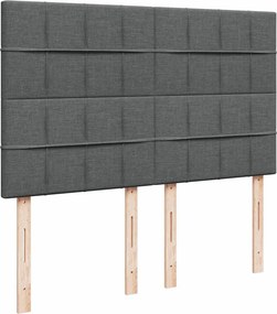 Box spring postel s matrací tmavě šedá 160x200 cm textil 3292840