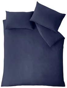 Tmavě modré povlečení na dvoulůžko 200x200 cm So Soft Easy Iron – Catherine Lansfield
