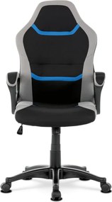 Dětská otočná židle černá KA-L611 BLUE