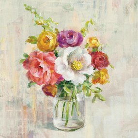 XXXLutz MALBA NA PLÁTNĚ, květiny, 55/55/3 cm Euroart - Obrazy na plátně - 0057211838