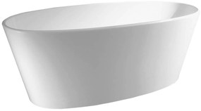 Polysan - Volně stojící vana TESS, 157x70x67 cm, bílá 99613