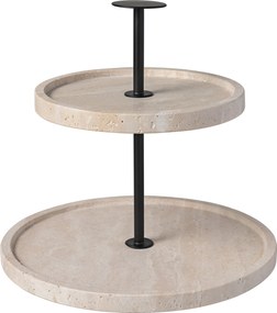 Villeroy&Boch Villeroy & Boch Manufacture Travertine dvoupatrový servírovací stojan