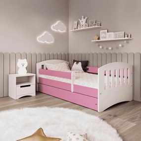 XXXLutz POSTEL PRO DĚTI A MLÁDEŽ 80/140 cm, bílá, pink MID.YOU - Dětské pokoje sestavy - 002142000115