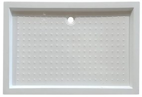 BPS-koupelny Obdélníkový sprchový kout HYD-OK103 90x80 černá/transparent + vanička HYD-OSV-SXL03B bílá