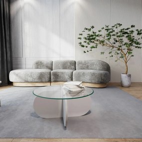 Konferenční stolek Bubble White