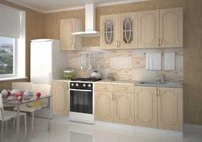 Kuchyně ANASTASIA 200 s D40 bříza