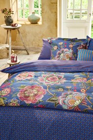 Pip Studio perkálové povlečení Bombay Bold tmavě modré 140 x 200 + 70 x 90 cm (Kvalitní perkálové povlečení na jednolůžko)