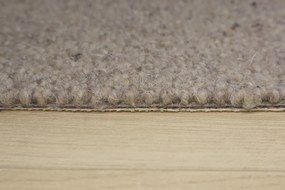 Avanti, Metrážový koberec Alfawool 40 šedý, na míru, šíře 4m,5m, šedá, ab (mřížka), ložnice