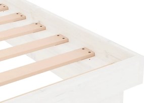 vidaXL Rám postele masivní dřevo 75 x 190 cm Small Single [819933] Barva: Šedá