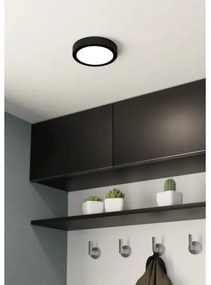 Eglo 900637 - LED Koupelnové stropní svítidlo FUEVA LED/11W/230V IP44 černá