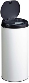 Rossignol SAS Bezdotykový odpadkový koš Rossignol Sensitive Basic 93610, 45 L, bílý, RAL 9016_II.jakost