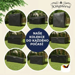 Ochranná plachta na pivní set BEER COVER, 180x90x74cm, antracitová Kingsleeve