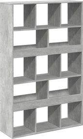 Knihovna betonově šedá 100 x 33 x 156,5 cm kompozitní dřevo 3309369