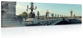 Obraz most Alexandra III. v Paříži - 135x45 cm