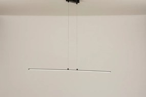 Závěsné designové LED svítidlo na lanku Revollte Line Black
