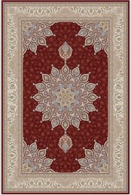 BE Koberec Sultan 1203 RED - červený obdélníkový Rozměr: 150x225 cm