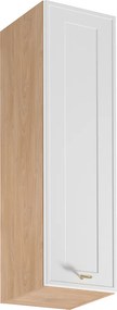 SORENTO pb | horní skříňka G30 policová | 30 cm | PRAVÁ | puccini/bílá