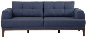 Hanah Home Třímístná pohovka BALERA s křeslem tmavě modrá 223 cm