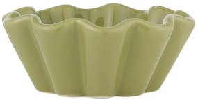 IB LAURSEN Keramická forma na muffiny Mynte Herbal Green, zelená barva, keramika