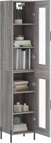Skříň highboard šedá sonoma 34,5 x 34 x 180 cm kompozitní dřevo 3199439