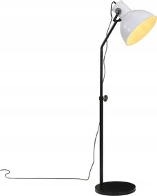 Fionshop 262935633 Stojací lampa 25 W bílá 30 x 30 x 90-150 cm E27