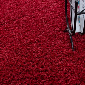 Ayyildiz Kusový koberec LIFE 1500, kulatý, Červená Rozměr koberce: 80 cm KRUH