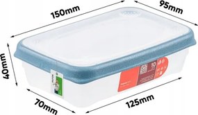 Keeeper Krabička na jídlo, box na potraviny, FRANCO, 0,4L