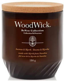 WoodWick – ReNew svíčka Incense & Myrrh (Kadidlo a myrha) Velikost: střední 184g