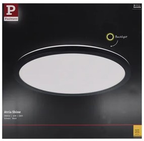 Paulmann 70998 - LED/16W Přisazený panel ATRIA 230V 3000K černá