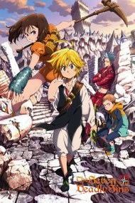 Plakát, Obraz - Seven Deadly Sins - Key Art 2, (61 x 91.5 cm)