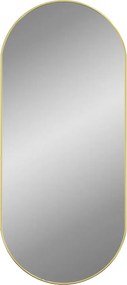 vidaXL Nástěnné zrcadlo 100x45 cm oválné [348201] Barva: Stříbrná