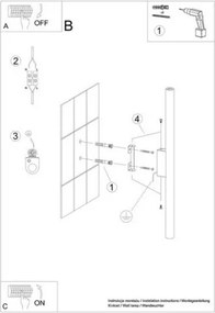 Nástěnné svítidlo SOLLUX PASTELO 2 bílé G9 2x8W bez žárovky SL.1177