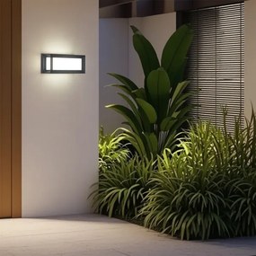 Brilagi - LED Venkovní nást. svítidlo se senz. PARKER LED/12W/230V antracit IP44
